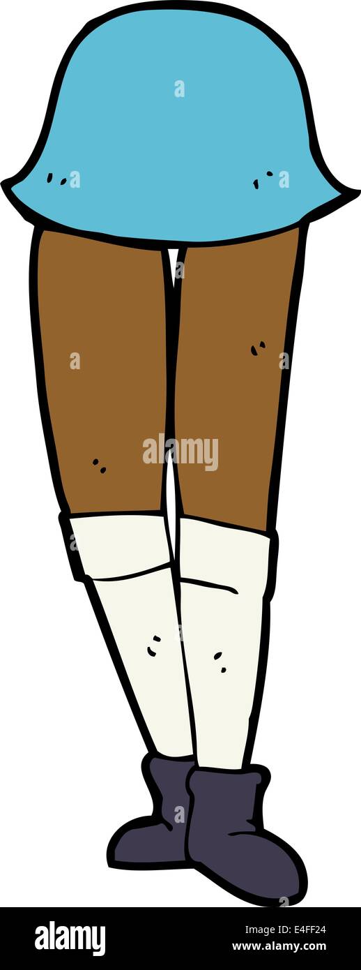 cartoon female legs Stock Vector Image & Art - Alamy