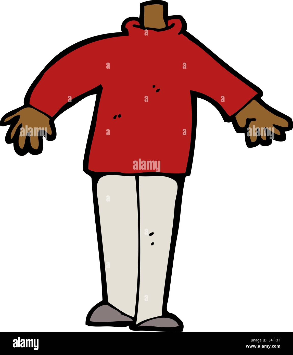 cartoon male body (mix and match cartoons or add own photos Stock ...