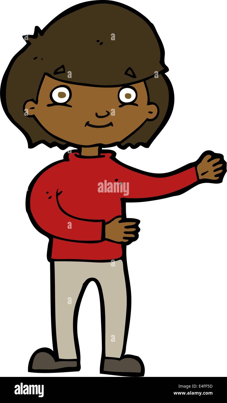 cartoon happy person Stock Vector Image & Art - Alamy
