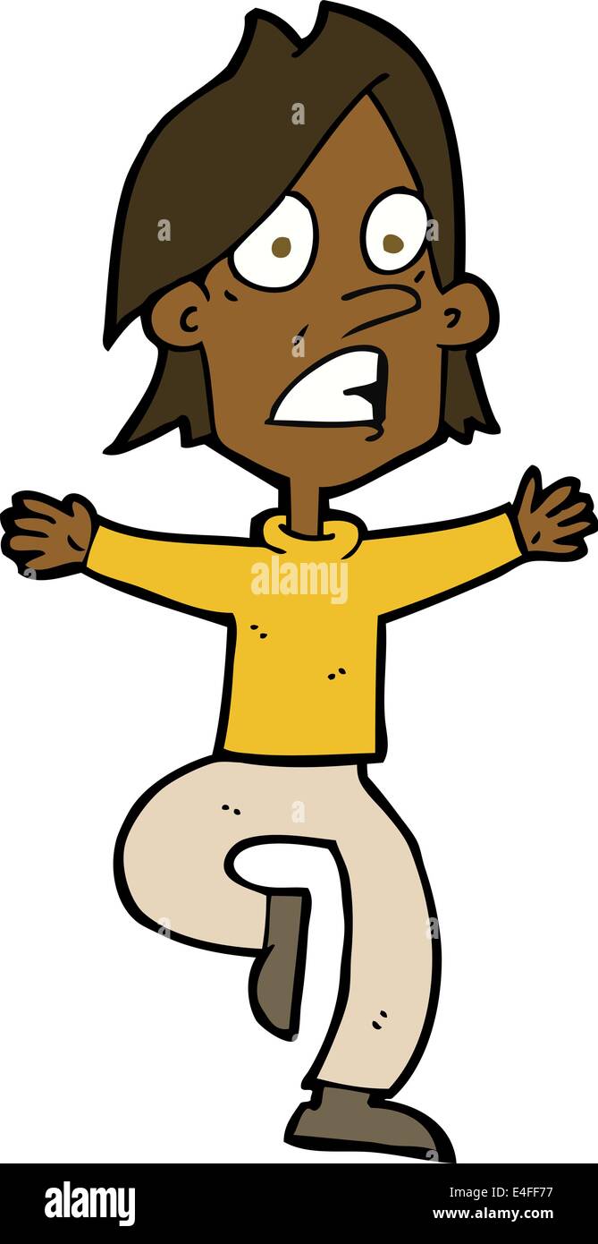 cartoon panicking man Stock Vector Image & Art - Alamy