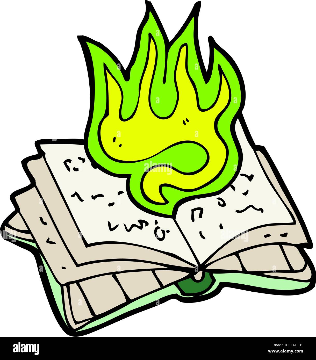 cartoon magic spell book Stock Vector Image & Art - Alamy