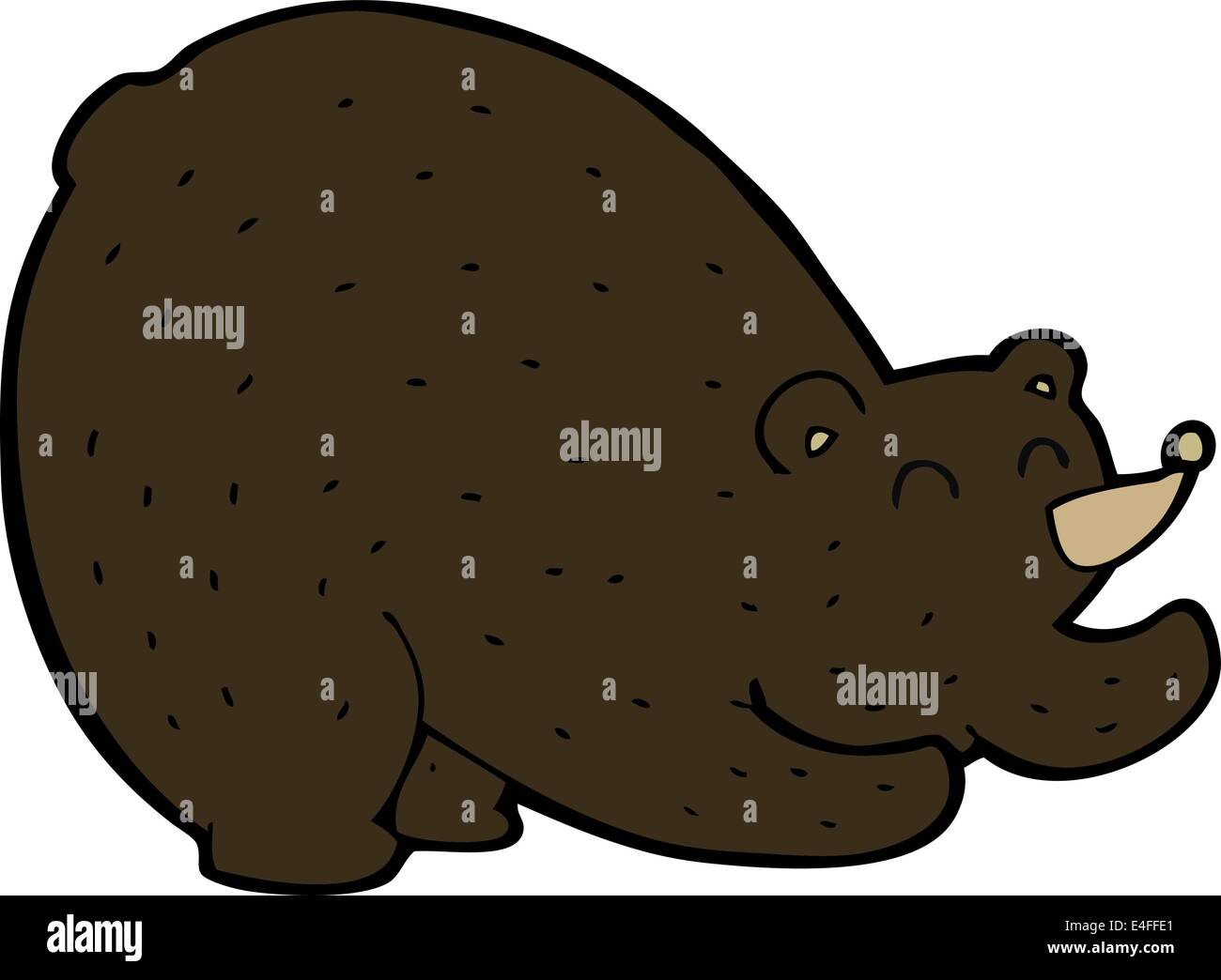 Cartoon stretching bear hi-res stock photography and images - Alamy