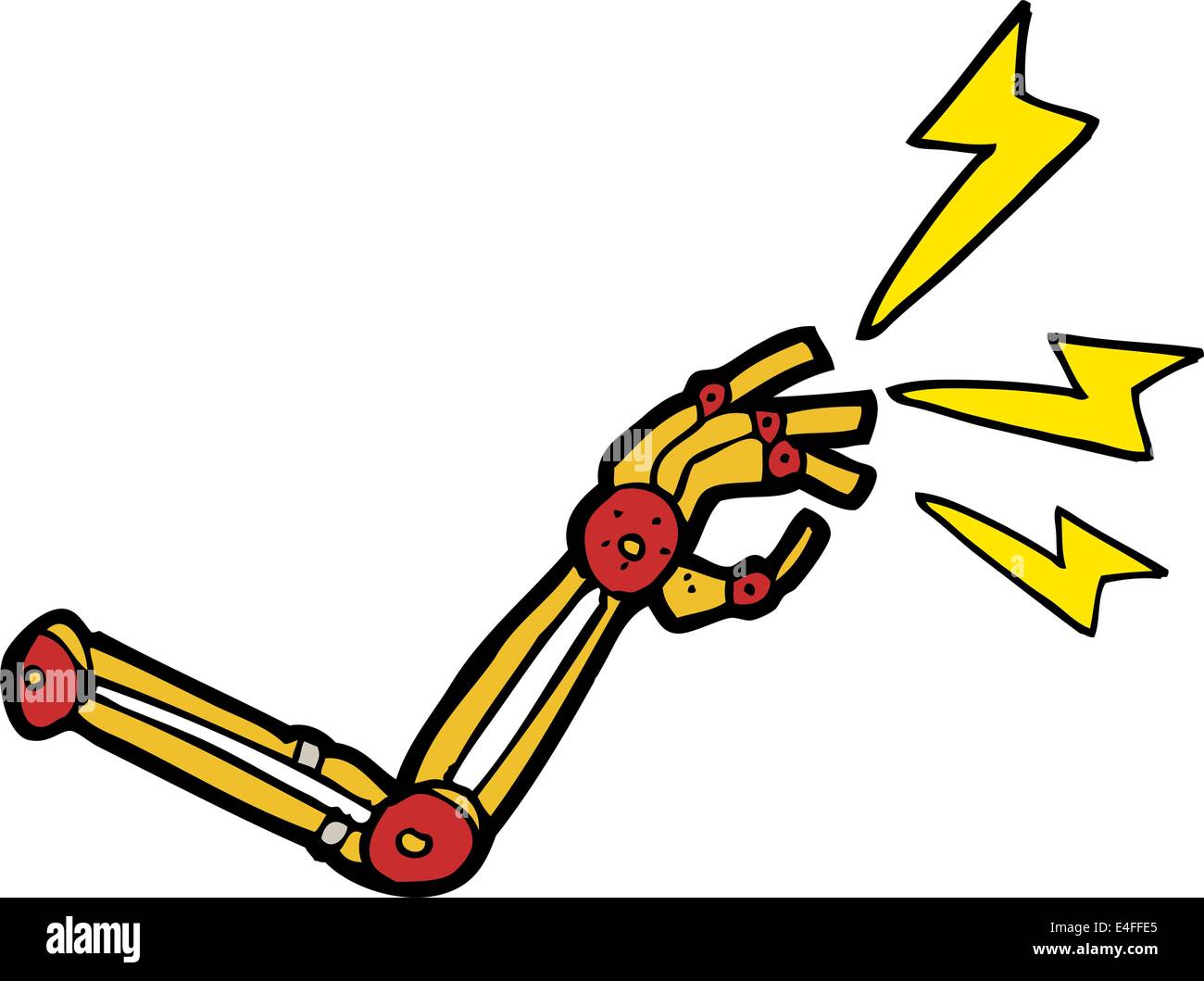 cartoon robot arm Stock Vector Image & Art - Alamy