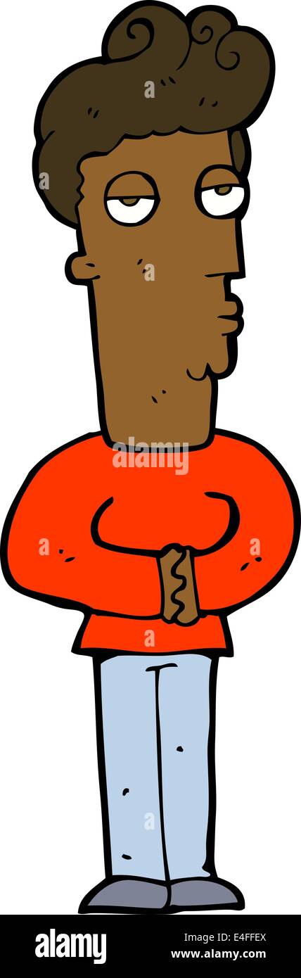 cartoon arrogant man Stock Vector Image & Art - Alamy