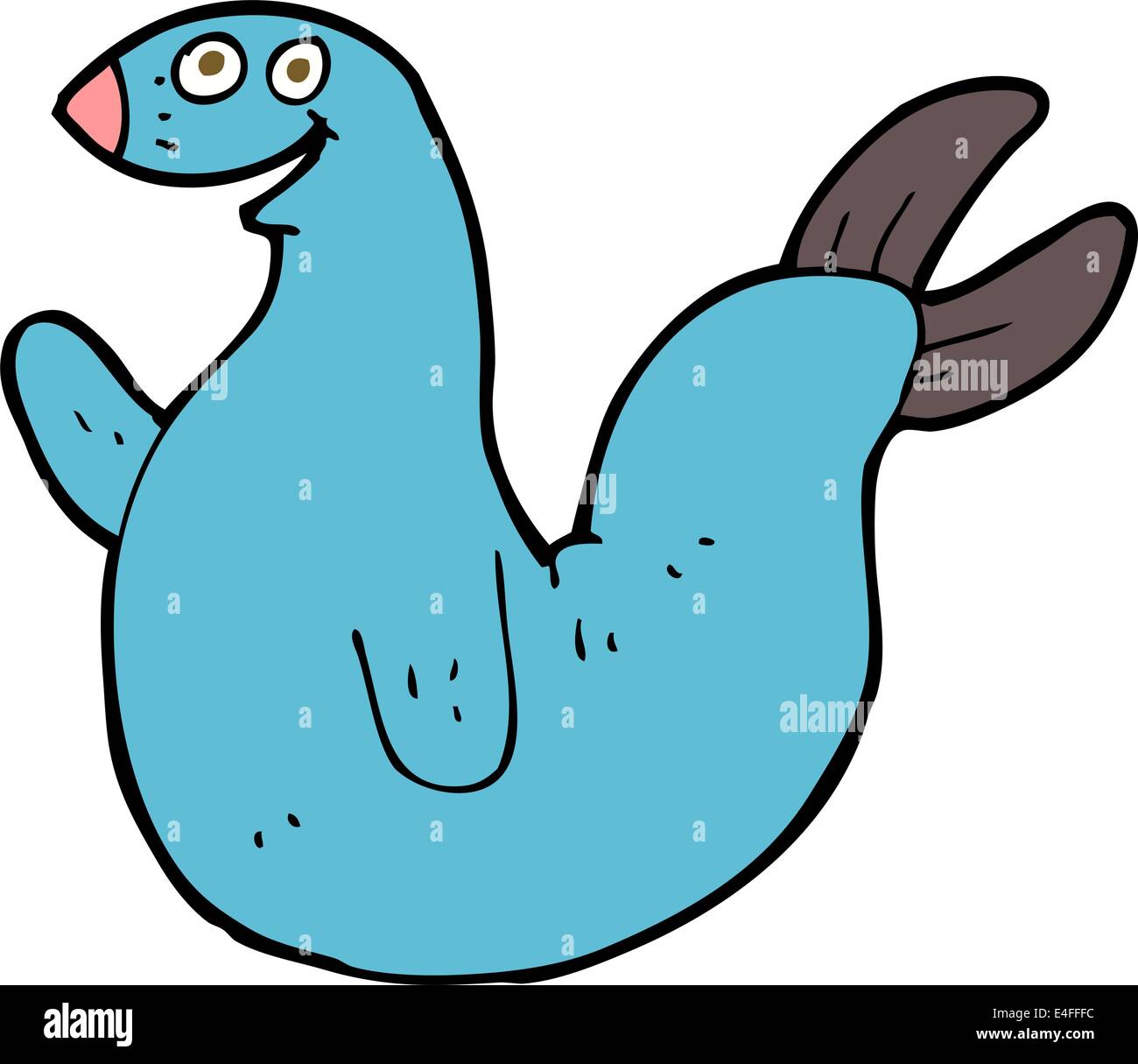 cartoon happy seal Stock Vector Image & Art - Alamy