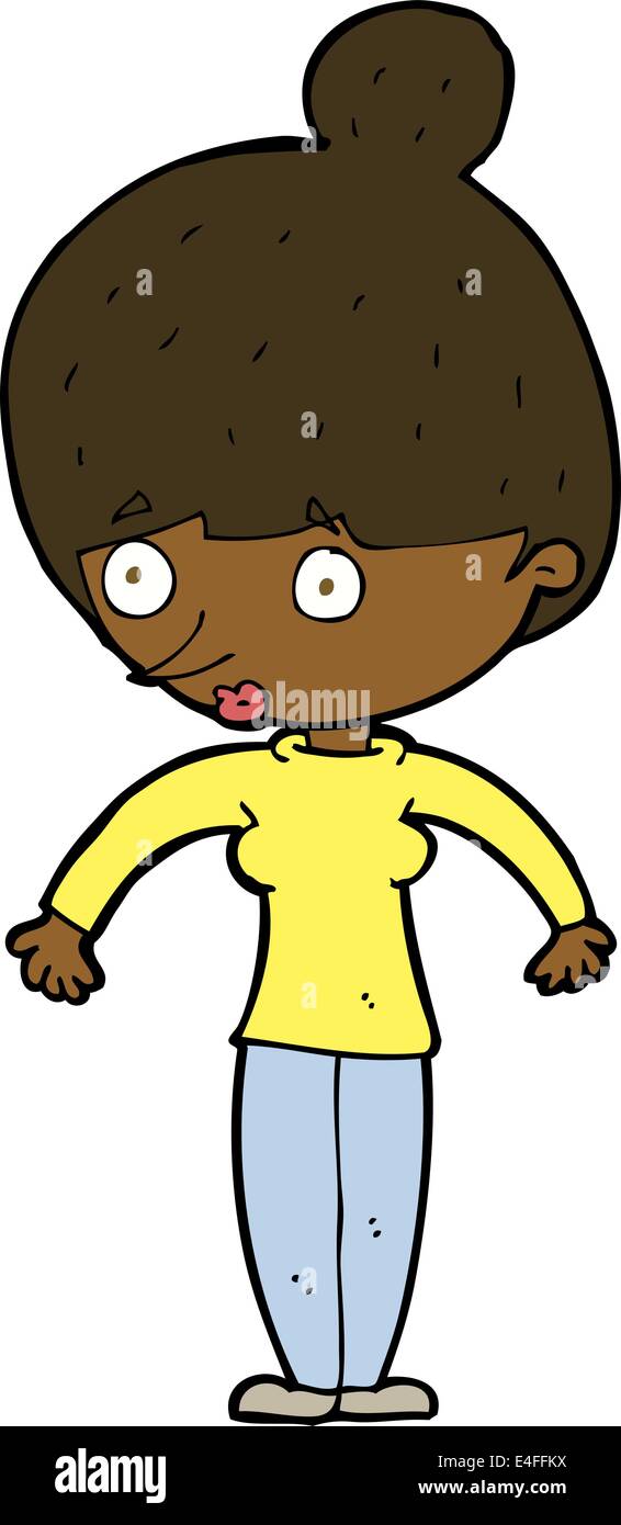 cartoon woman staring Stock Vector Image & Art - Alamy