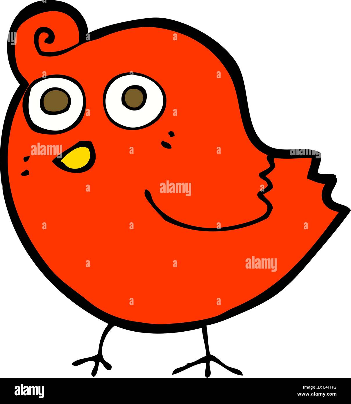 funny cartoon bird Stock Vector Image & Art - Alamy