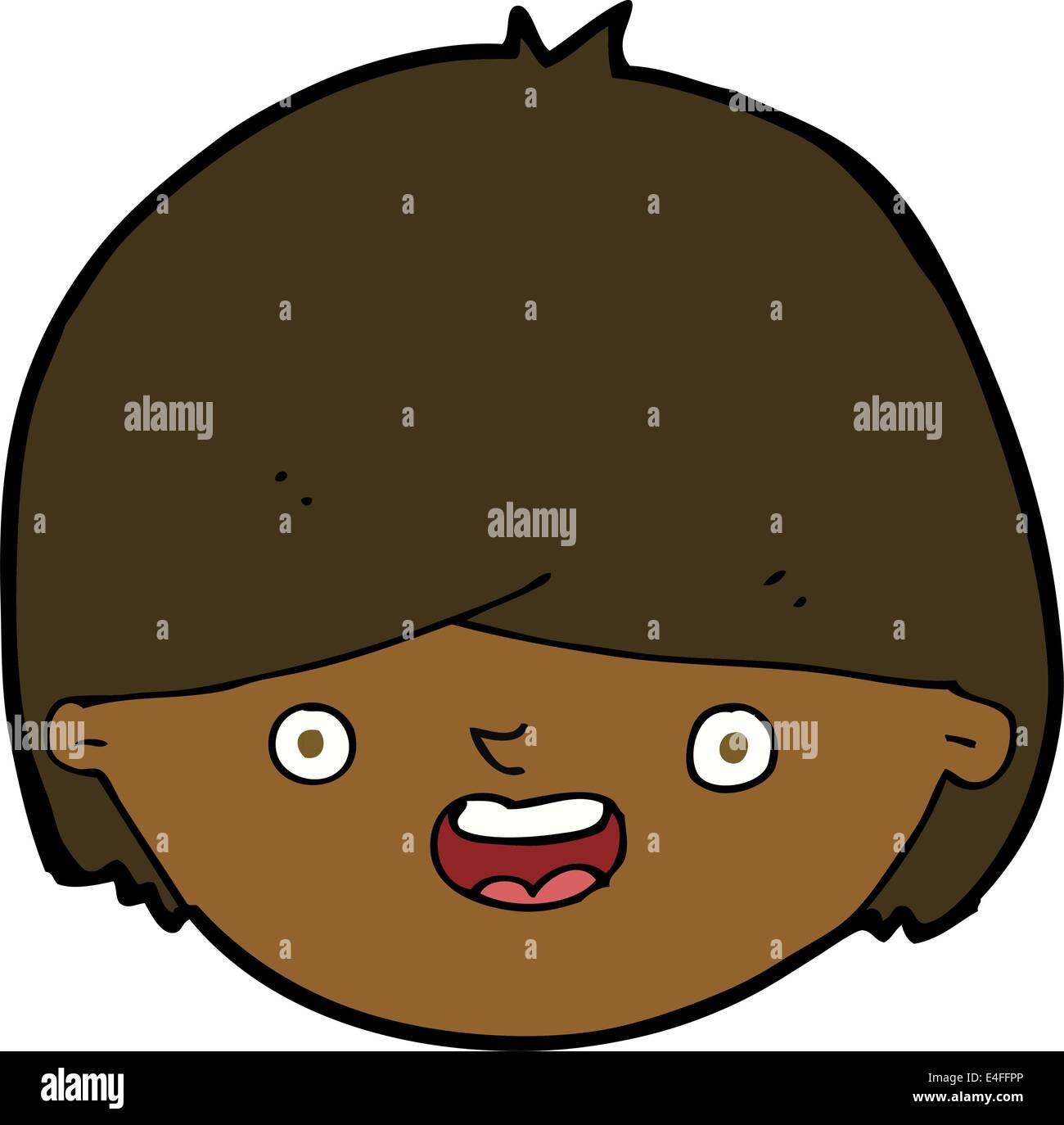 cartoon happy face Stock Vector Image & Art - Alamy