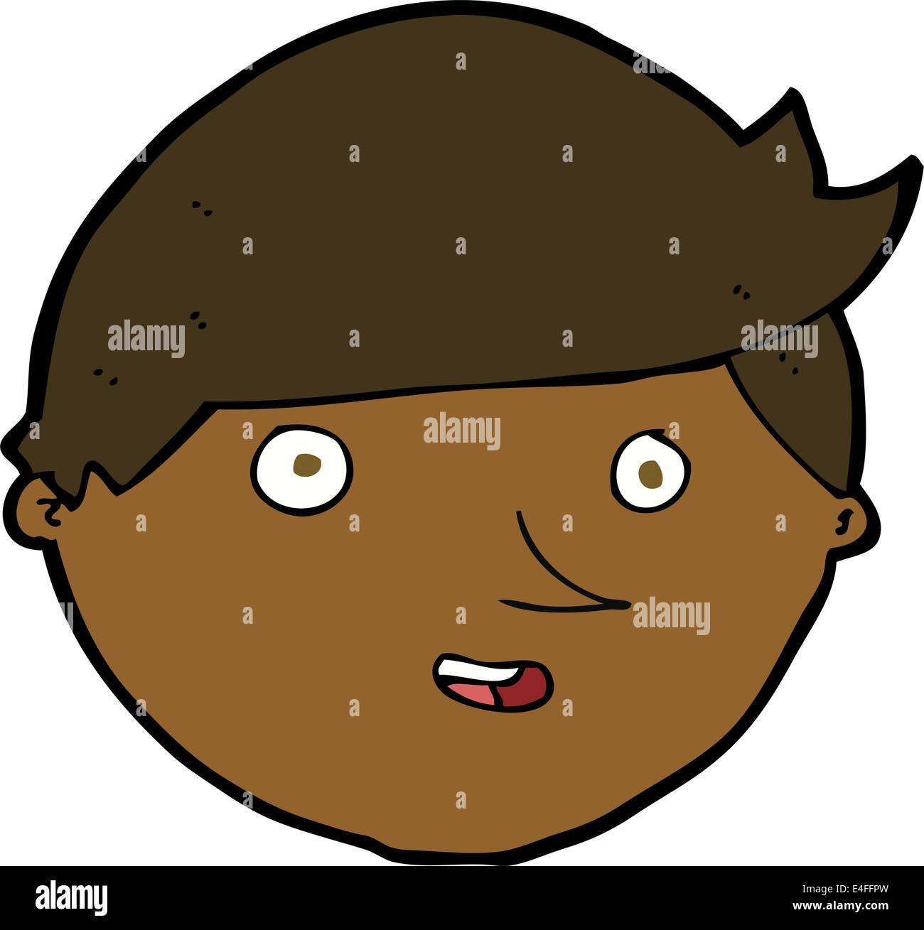 cartoon happy face Stock Vector Image & Art - Alamy