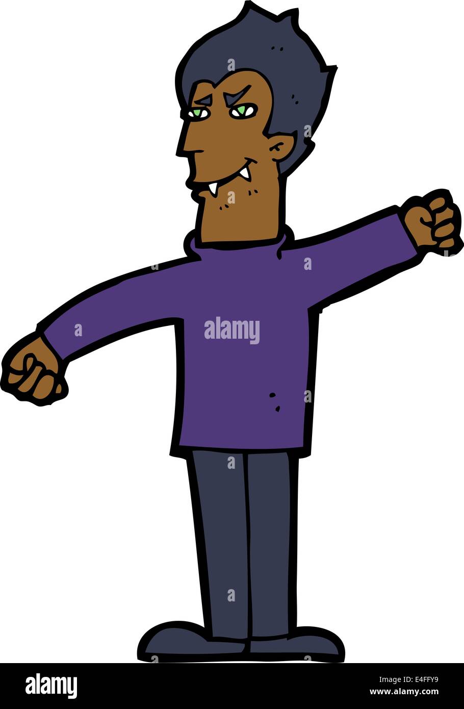 cartoon vampire man Stock Vector Image & Art - Alamy