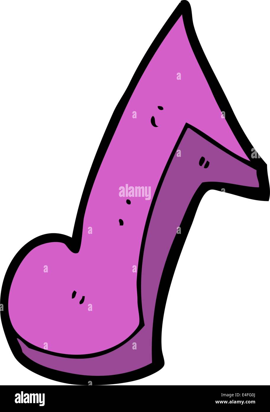 cartoon musical note Stock Vector Image & Art - Alamy