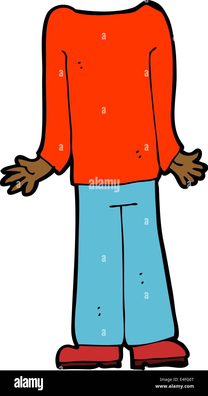 cartoon male body (mix and match cartoons or add own photos Stock ...