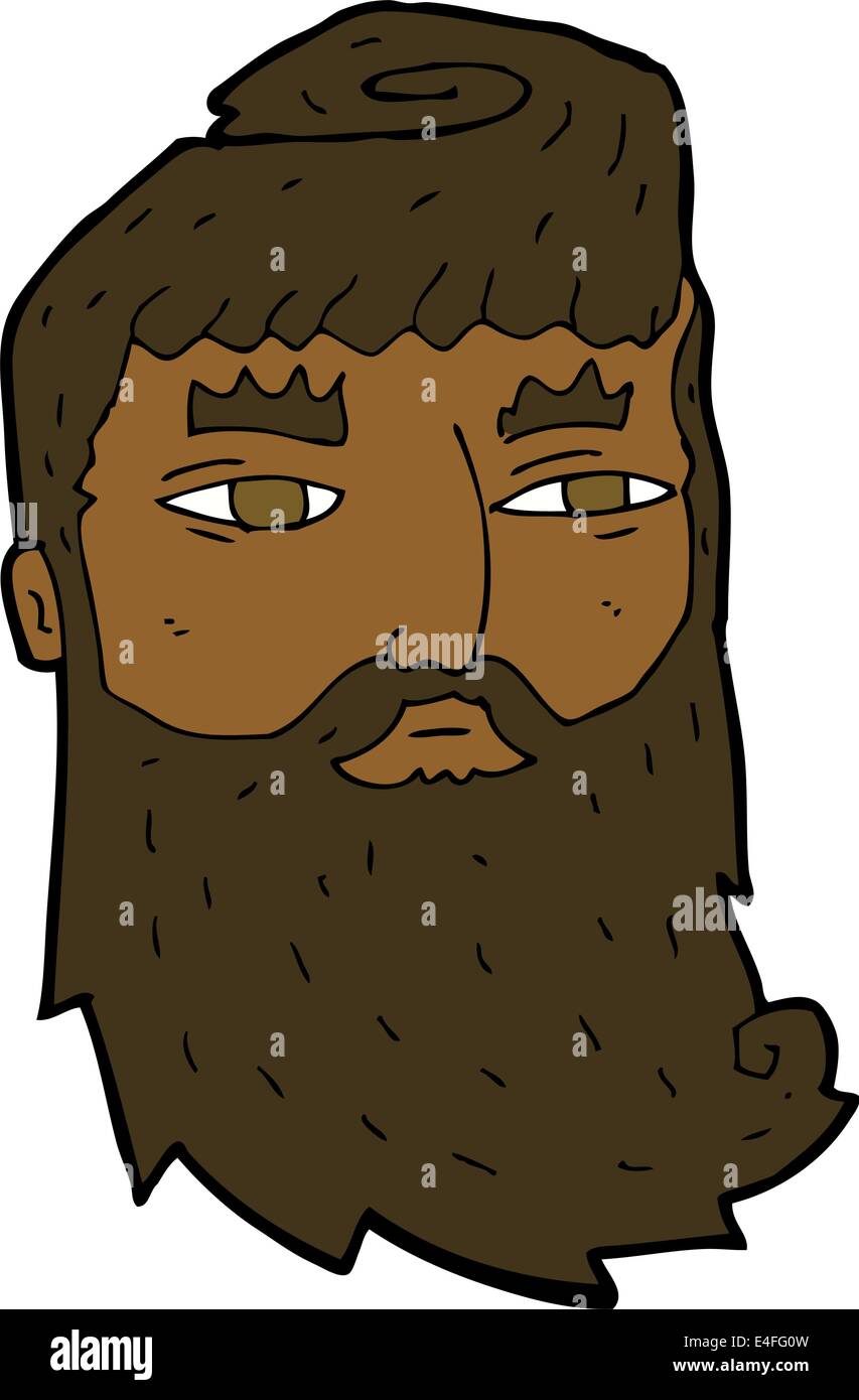 cartoon bearded man Stock Vector Image & Art - Alamy