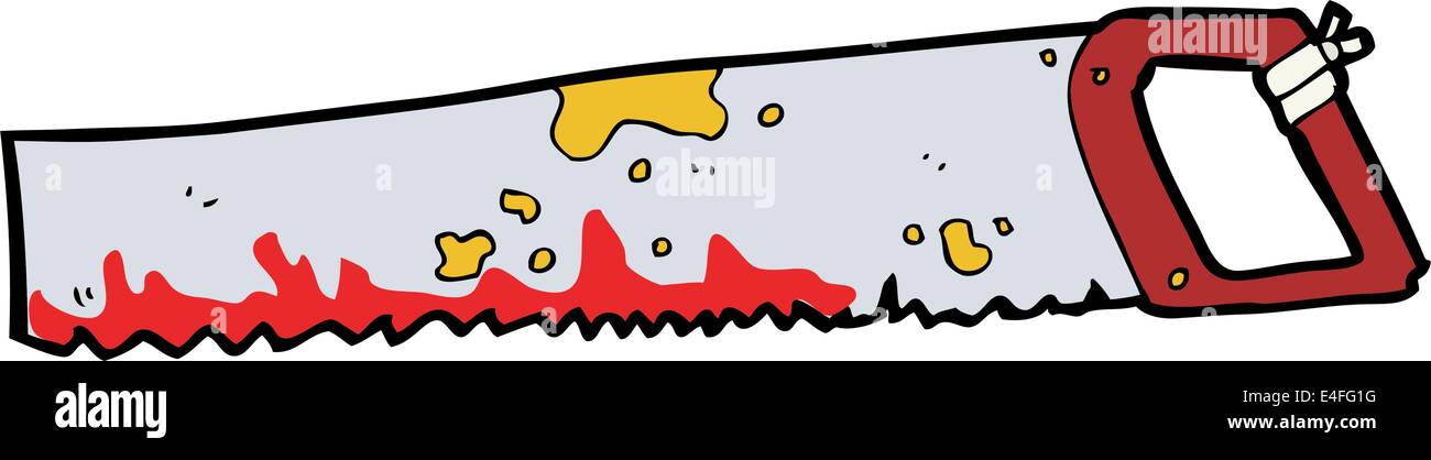 Old rusty saw Stock Vector Images - Alamy