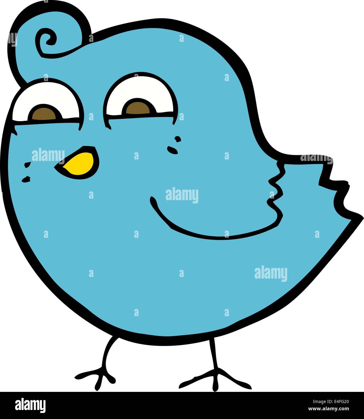 cartoon funny bird Stock Vector Image & Art - Alamy