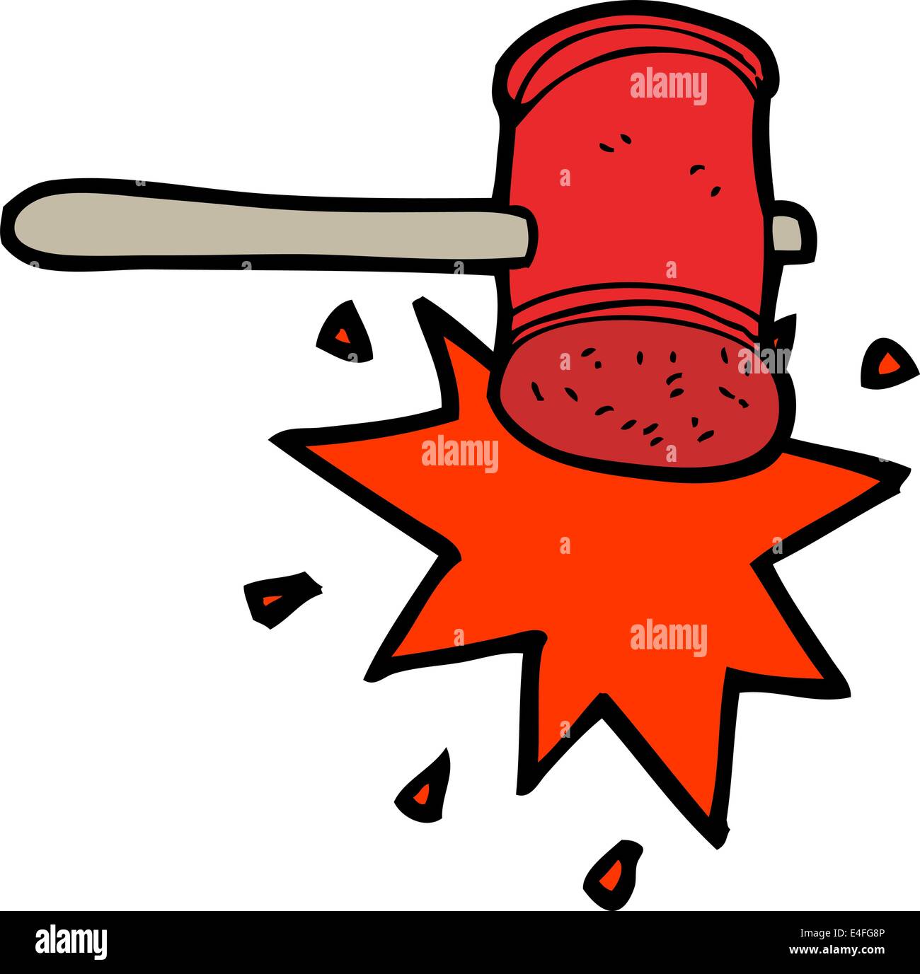 Auction hammer retro Stock Vector Images - Alamy