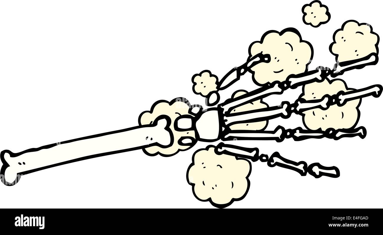 cartoon skeleton hand Stock Vector Image & Art - Alamy