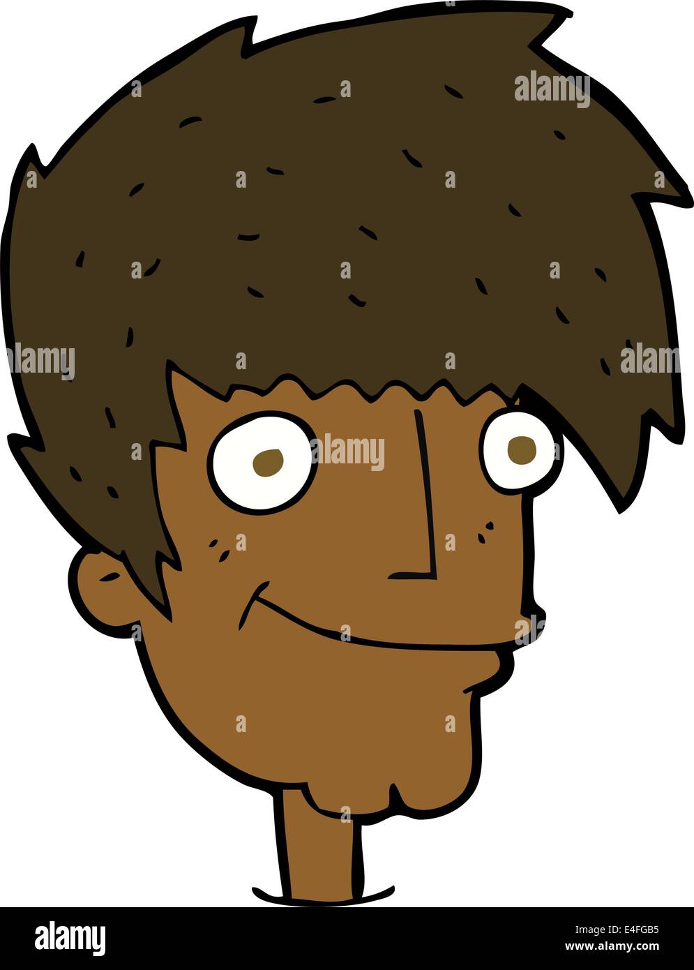 cartoon smiling man Stock Vector Image & Art - Alamy