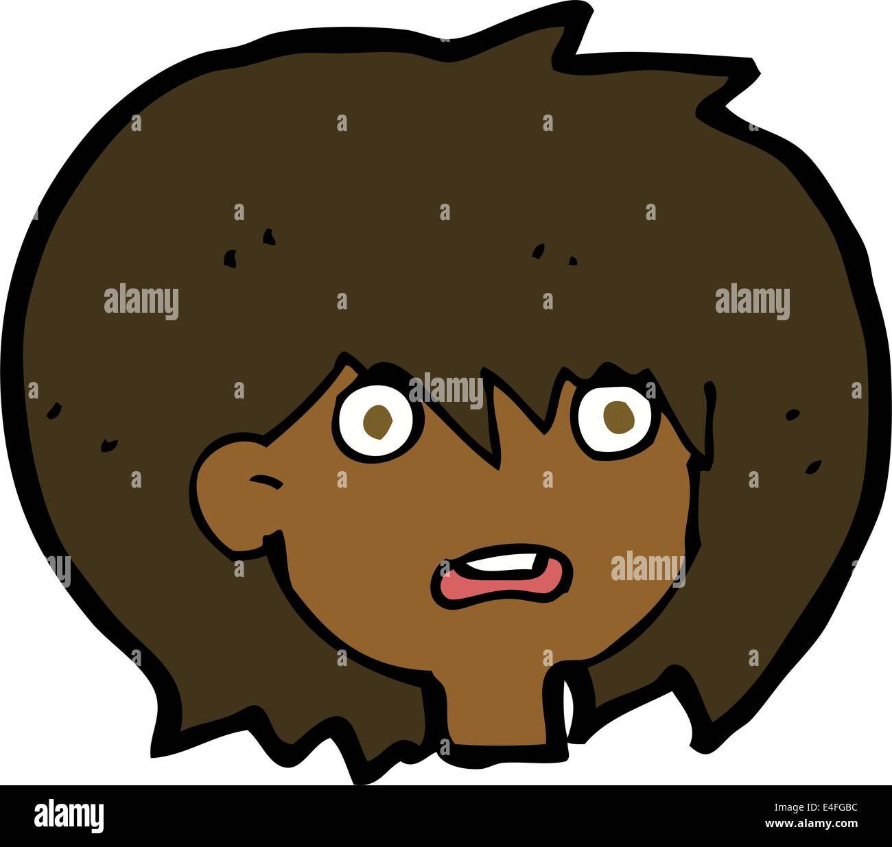 cartoon shocked expression Stock Vector Image & Art - Alamy
