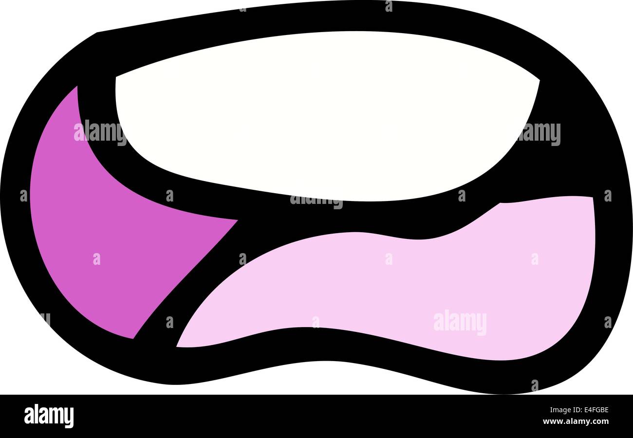 cartoon unhappy mouth Stock Vector Image & Art - Alamy
