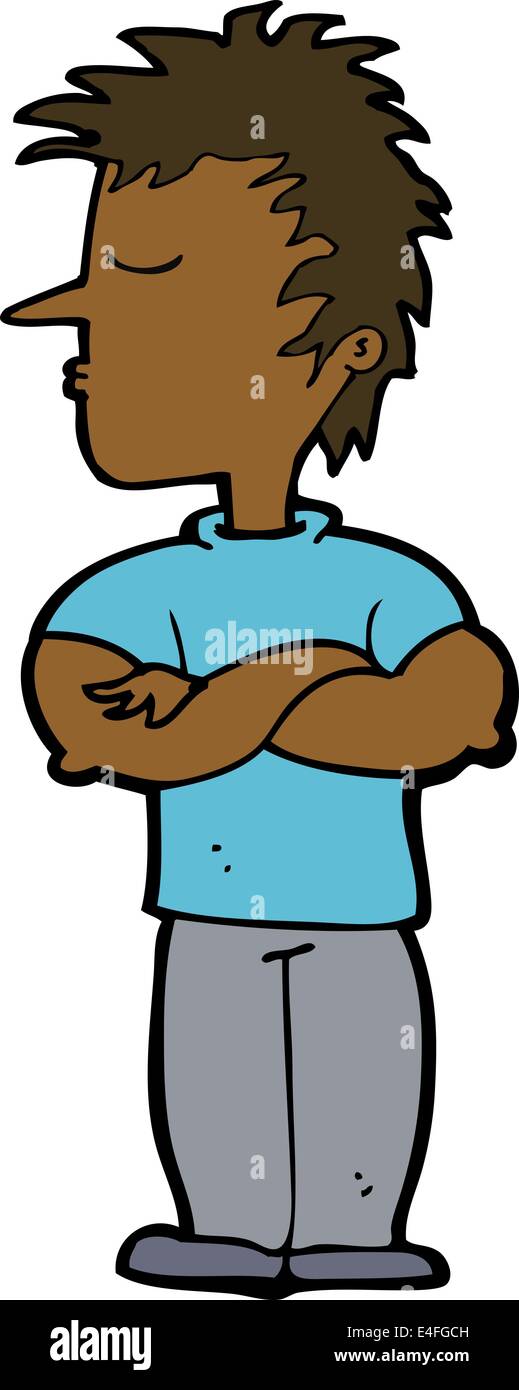 cartoon man refusing to listen Stock Vector Image & Art - Alamy