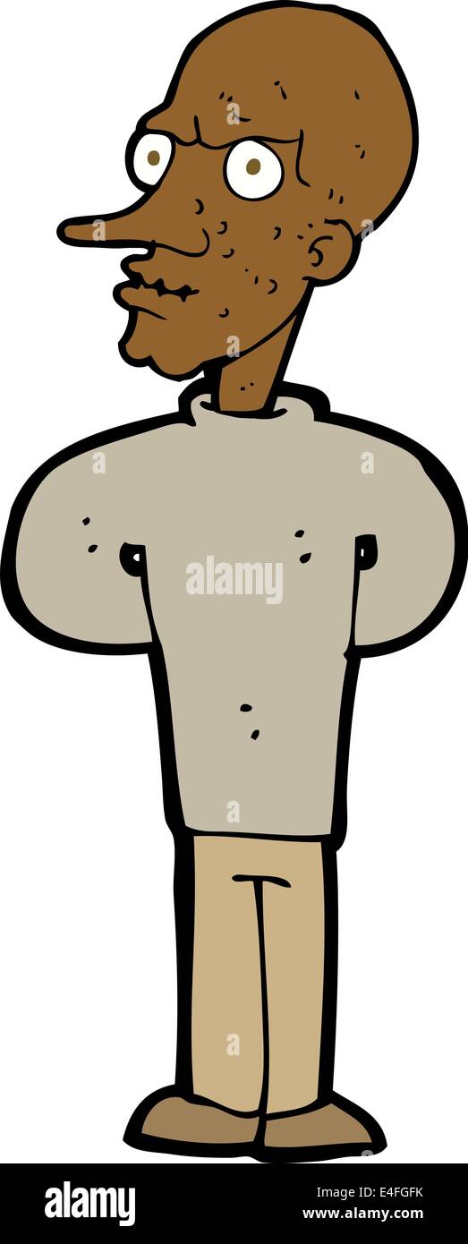 Cartoon evil bald man hi-res stock photography and images - Alamy