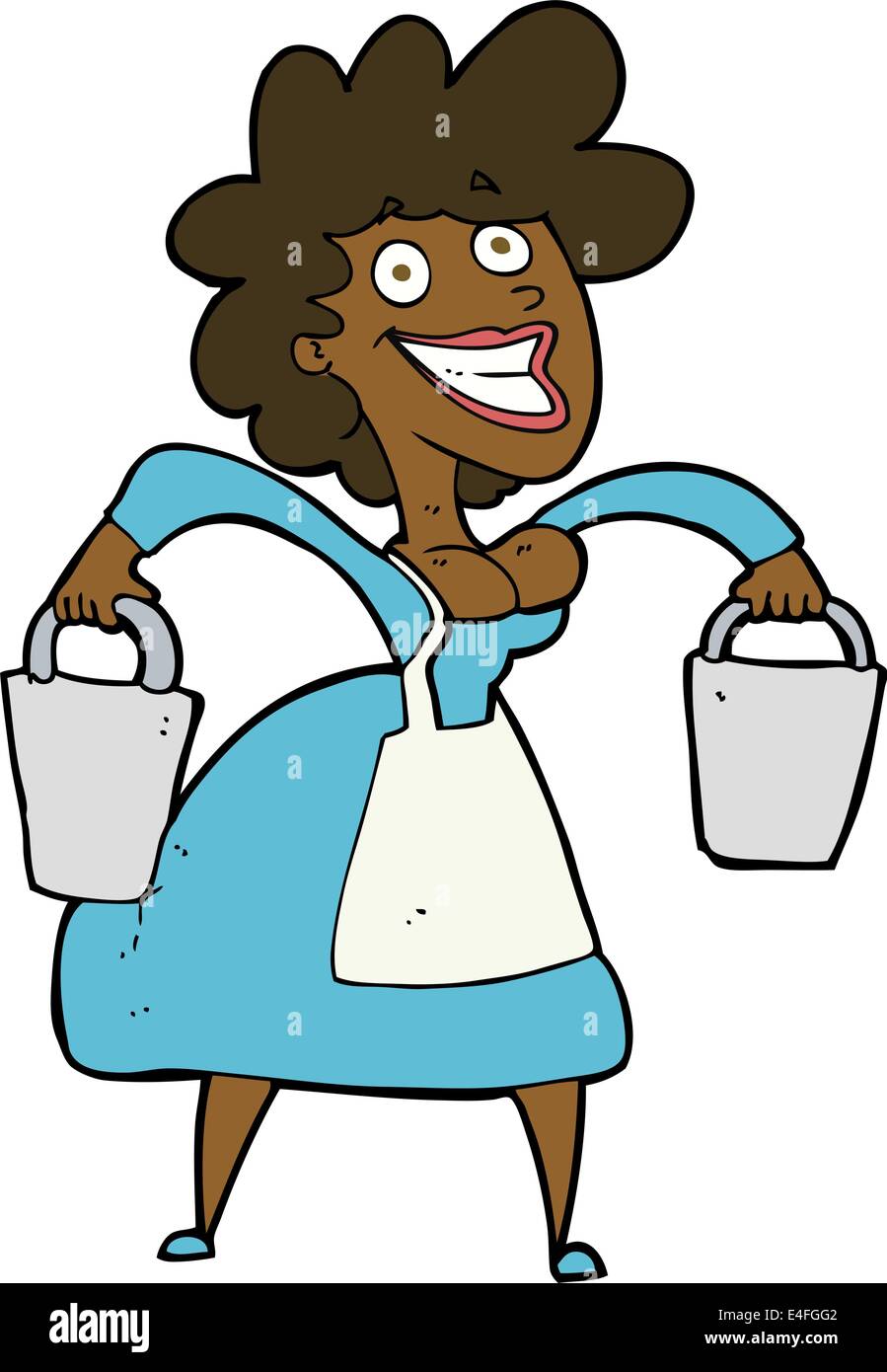 Milkmaid Stock Vector Images - Alamy