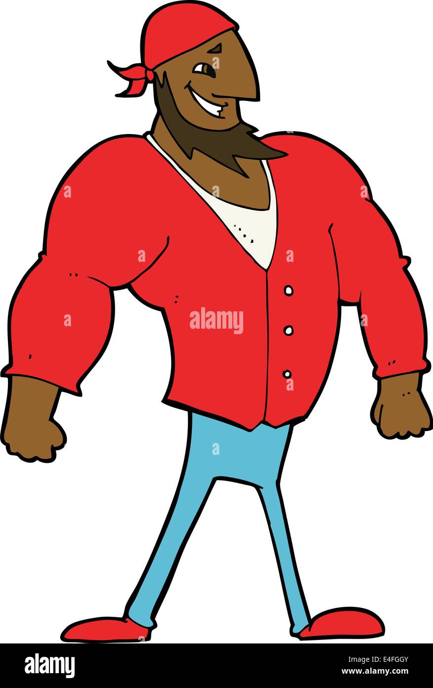 Muscular sailor Stock Vector Images - Alamy