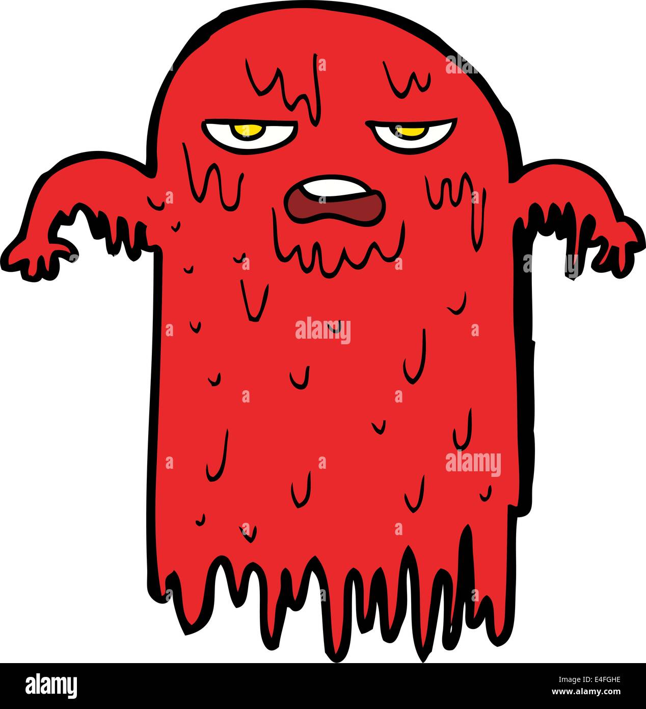 Cartoon Spooky Ghost Stock Vector Image And Art Alamy