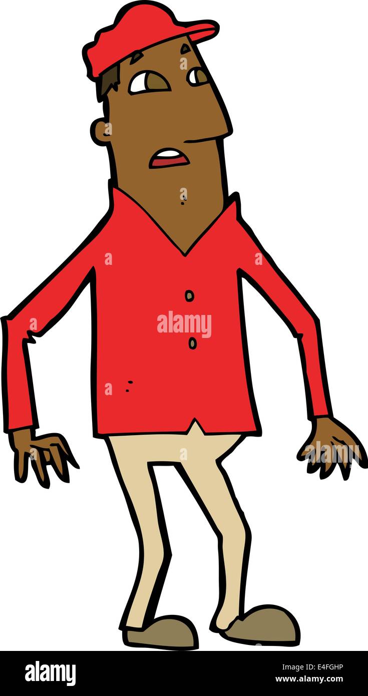 cartoon shocked man Stock Vector Image & Art - Alamy