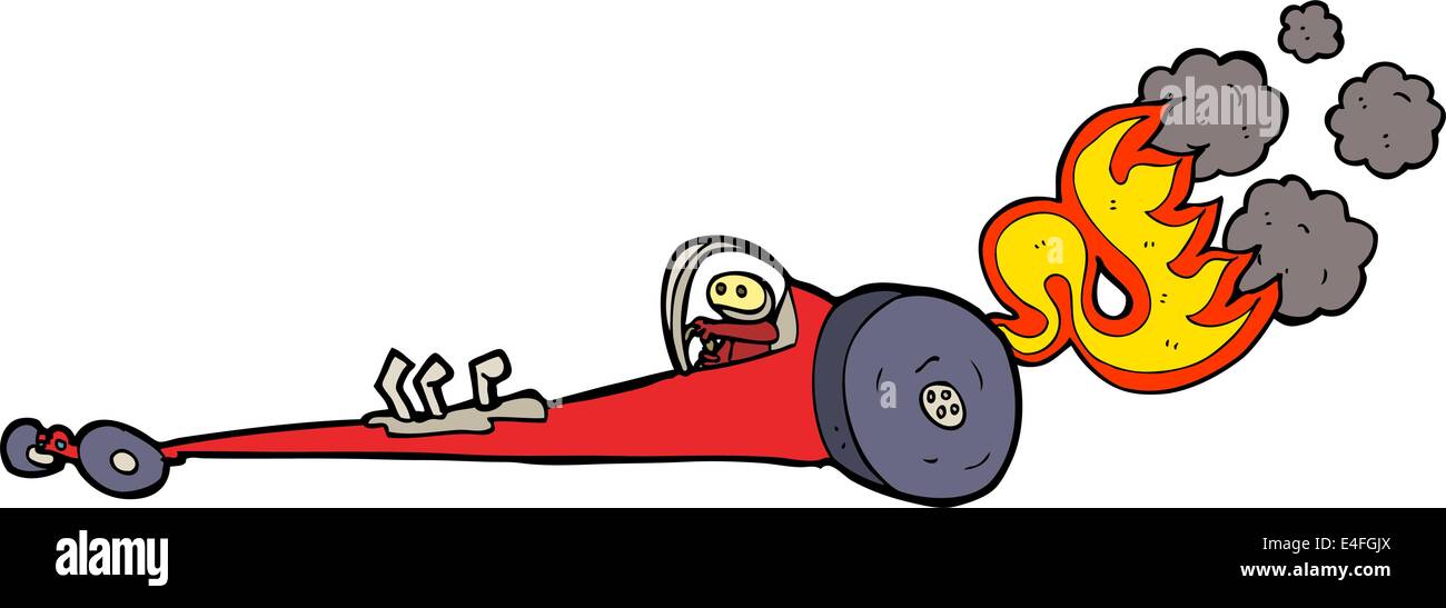 cartoon drag racer Stock Vector Image & Art - Alamy