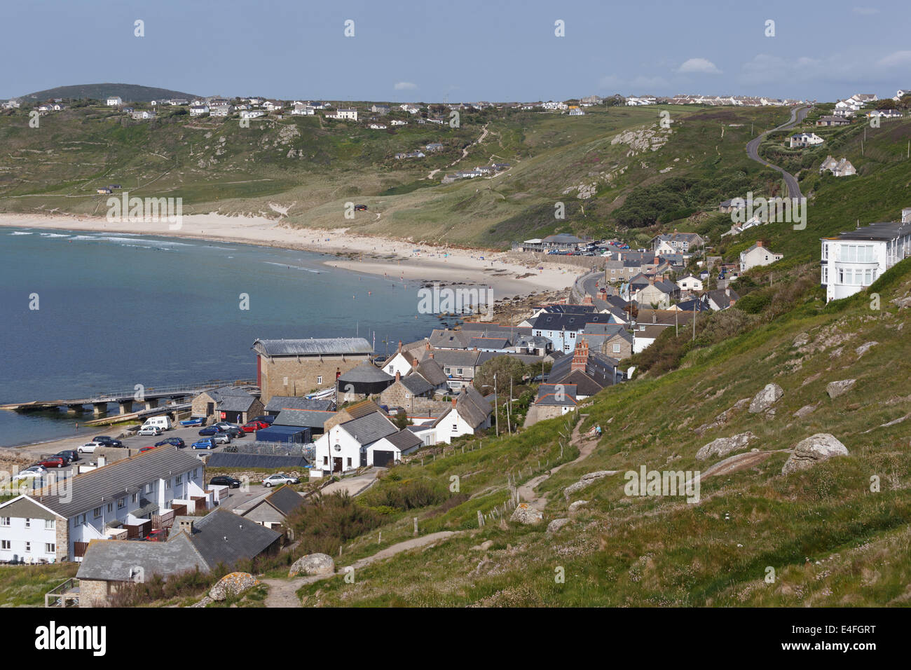 sennen cove cornwall england uk Stock Photo - Alamy