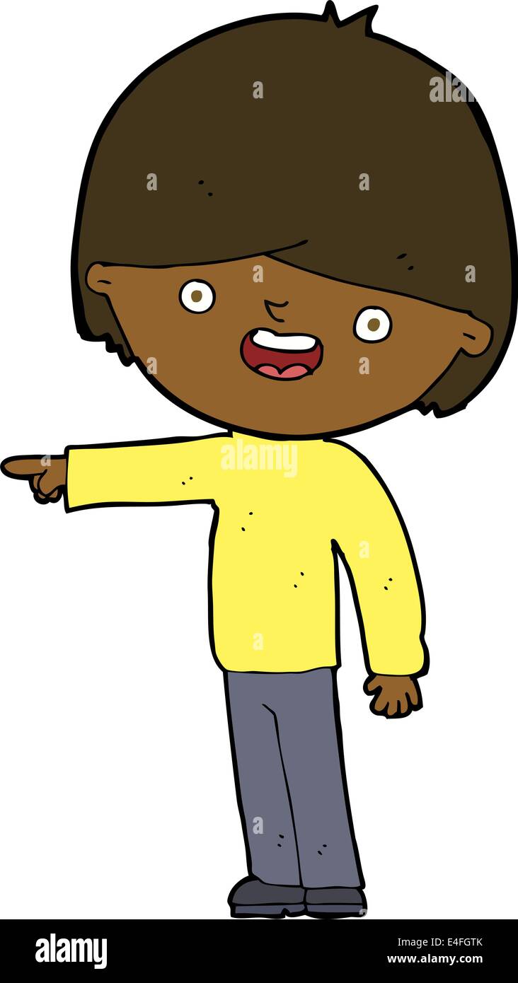 cartoon man pointing Stock Vector Image & Art - Alamy