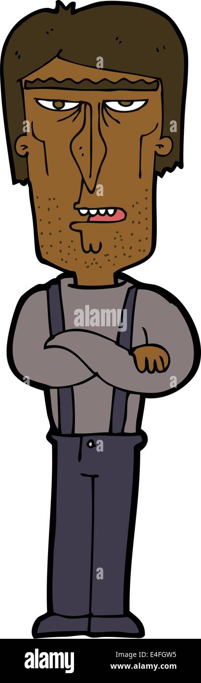 cartoon angry man Stock Vector Image & Art - Alamy