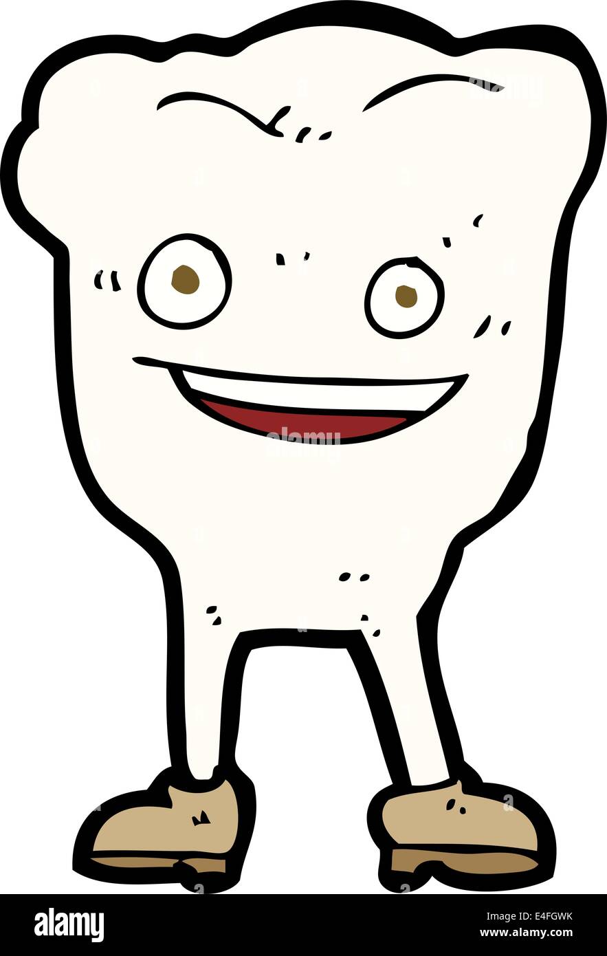 cartoon happy tooth character Stock Vector Image & Art - Alamy