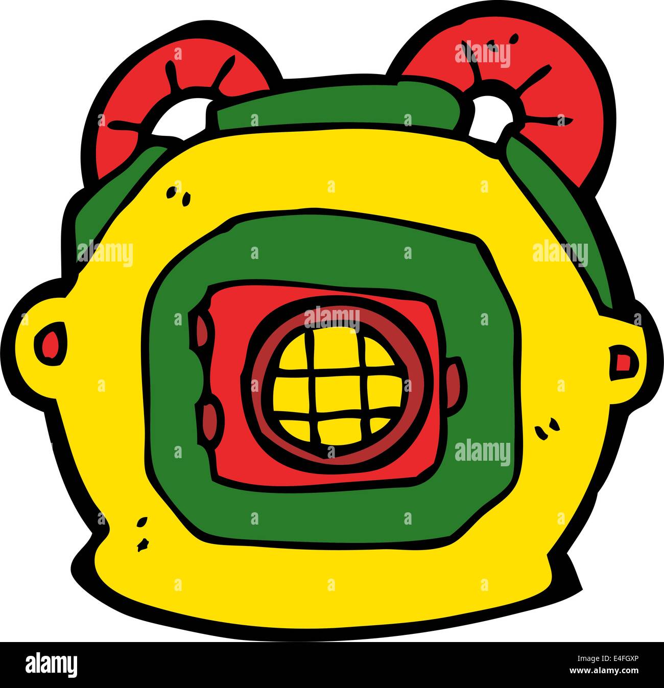 cartoon deep sea diver helmet Stock Vector Image & Art - Alamy