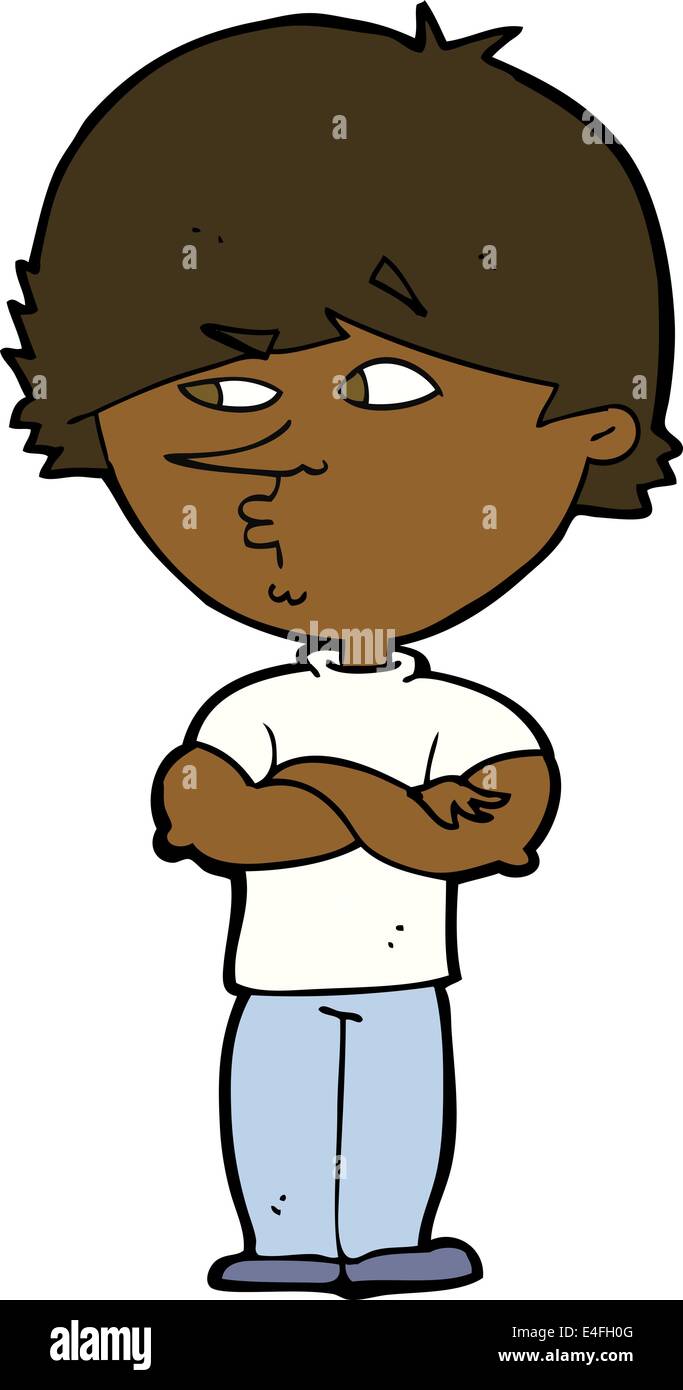 cartoon suspicious man Stock Vector Image & Art - Alamy