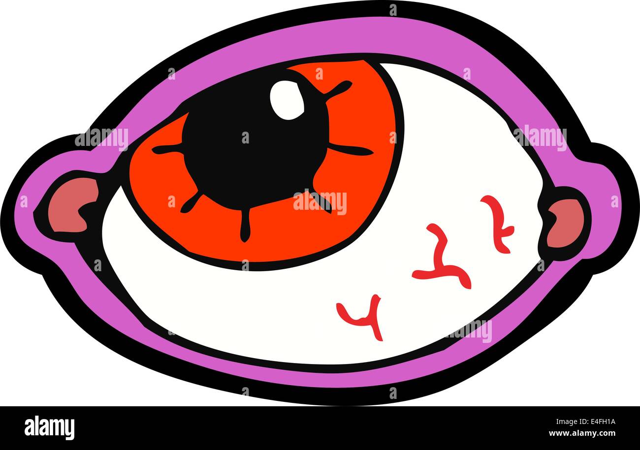 cartoon spooky eye Stock Vector Image & Art - Alamy