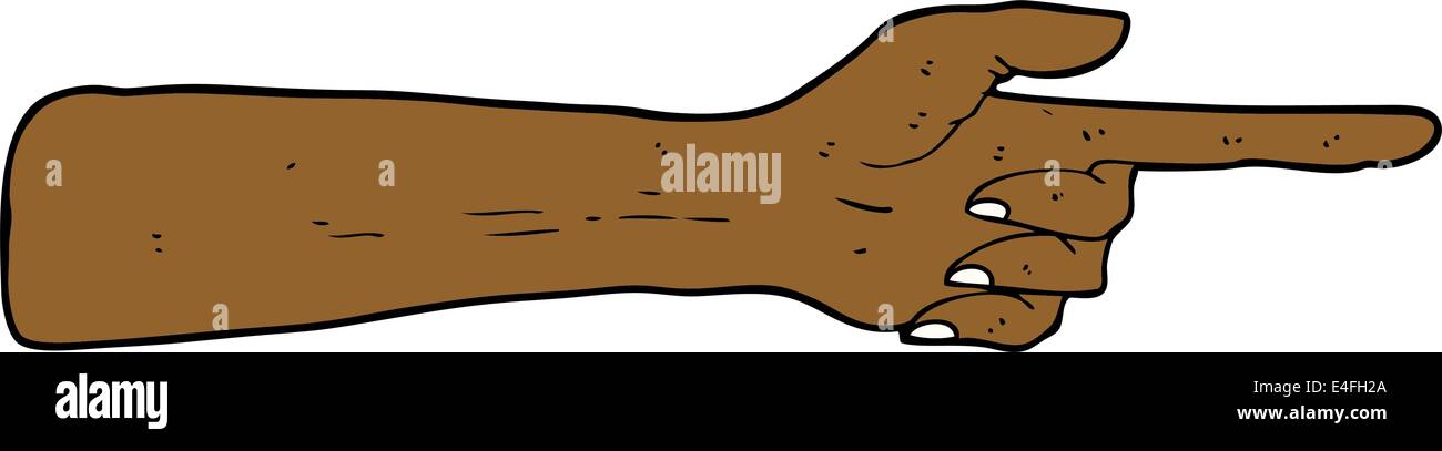 pointing hand cartoon Stock Vector Image & Art - Alamy