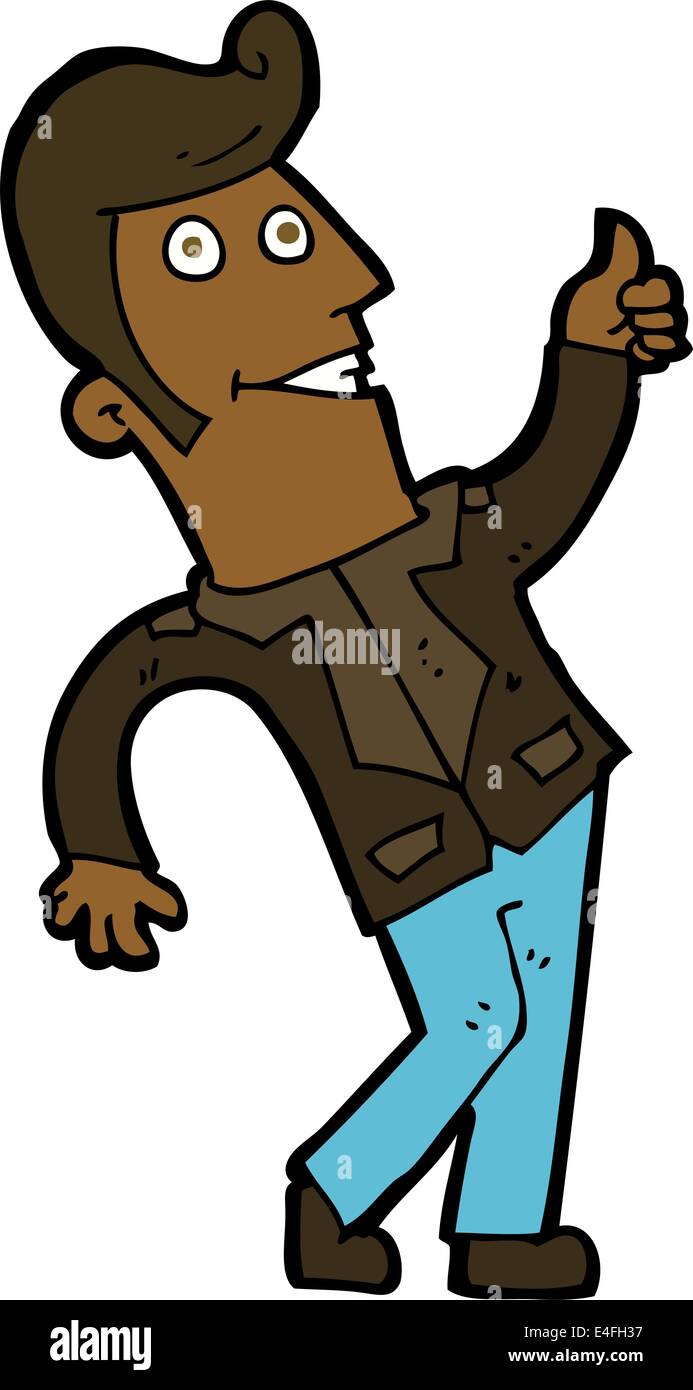 cartoon man giving thumbs up sign Stock Vector Image & Art - Alamy