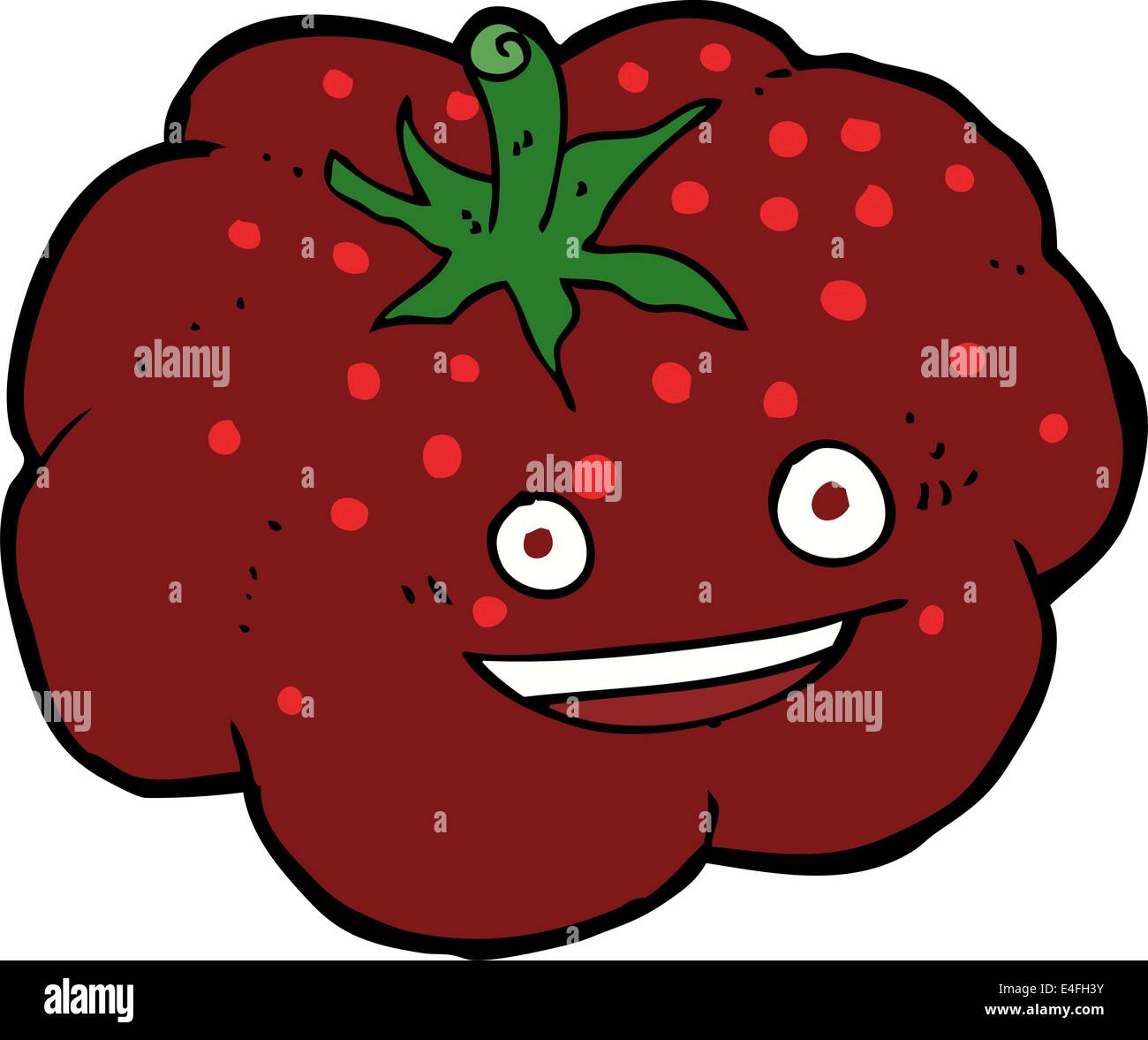 cartoon happy tomato Stock Vector Image & Art - Alamy