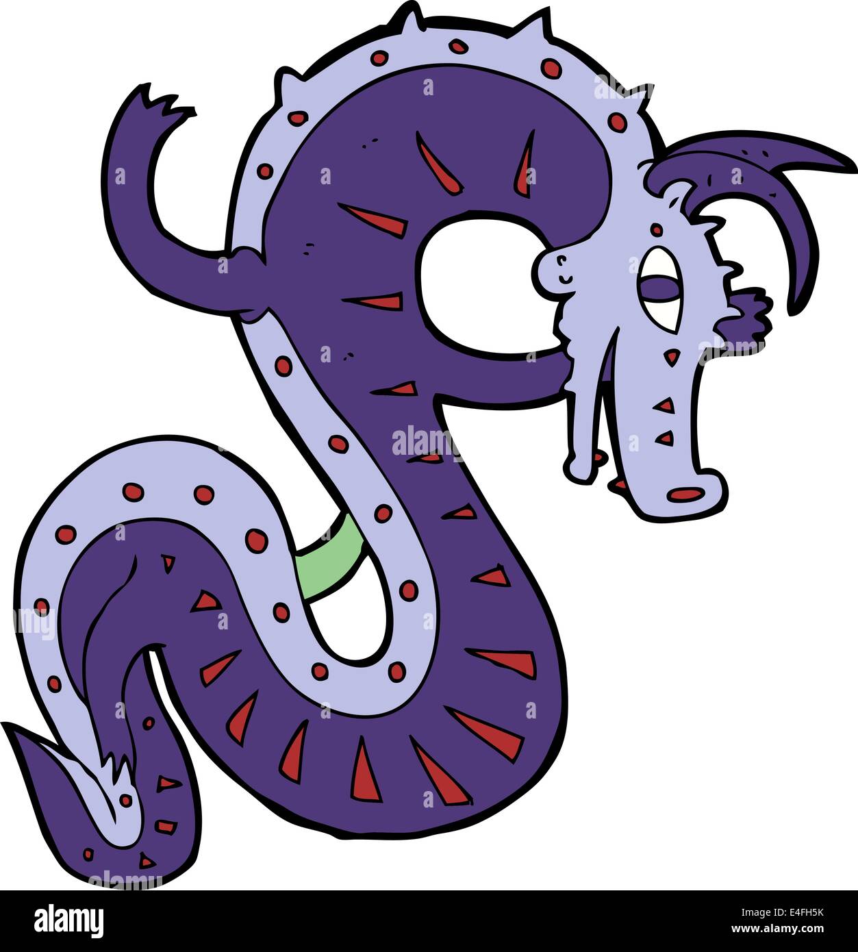 saxon dragon cartoon Stock Vector Image & Art - Alamy