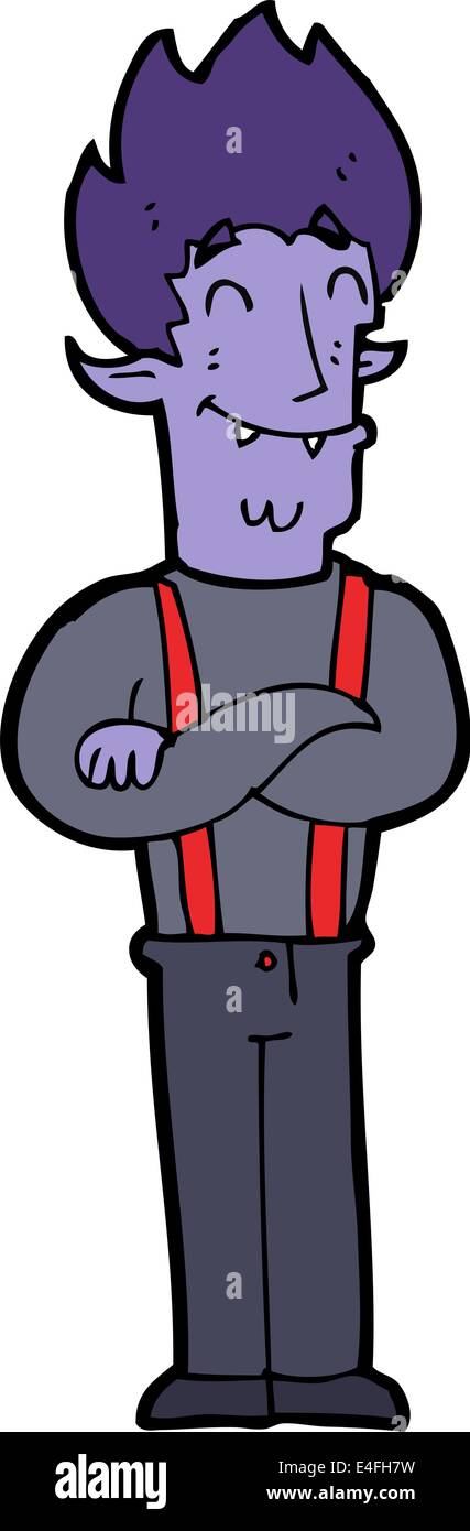 cartoon happy vampire man Stock Vector Image & Art - Alamy