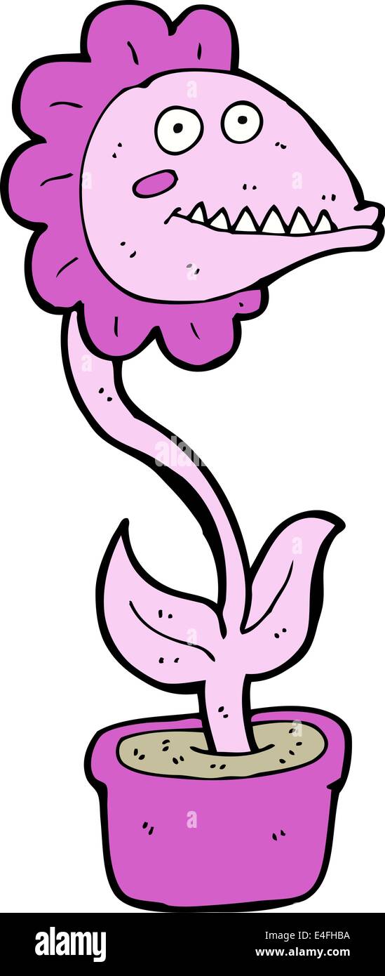 cartoon monster plant Stock Vector Image & Art - Alamy