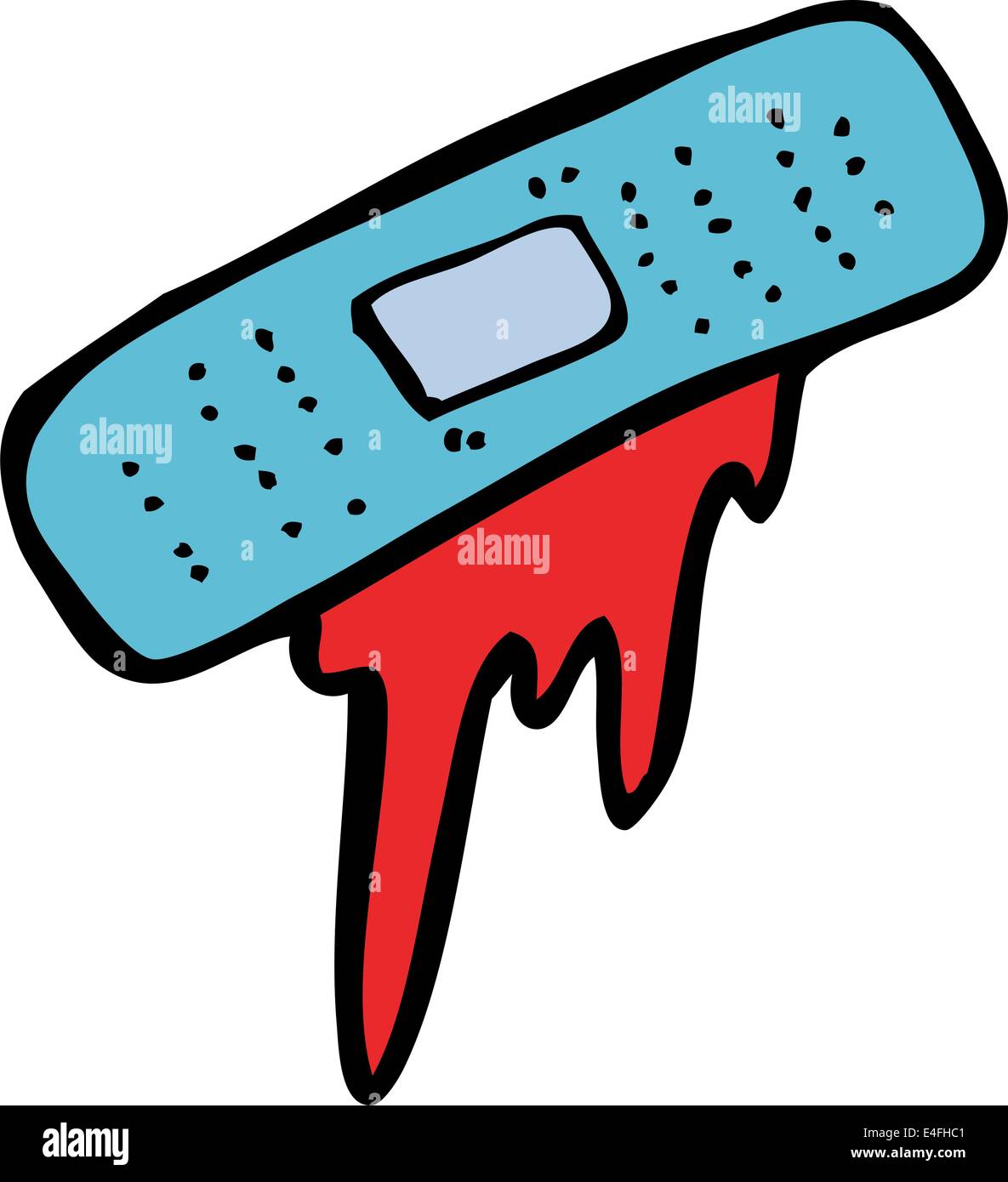 cartoon bloody plaster Stock Vector Image & Art - Alamy