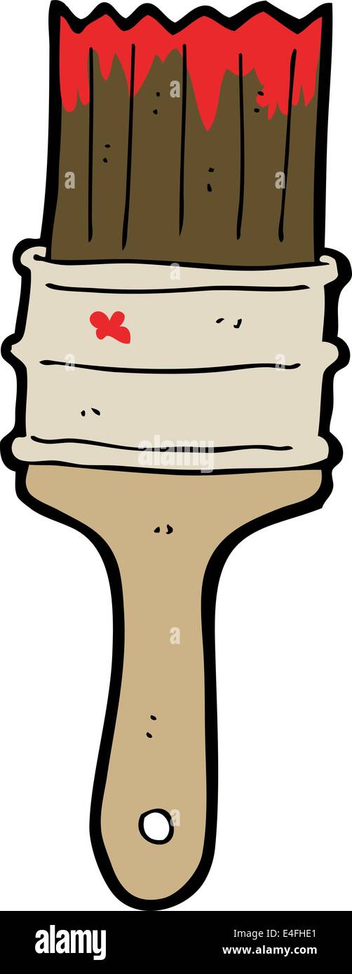 cartoon paint brush Stock Vector Image & Art - Alamy