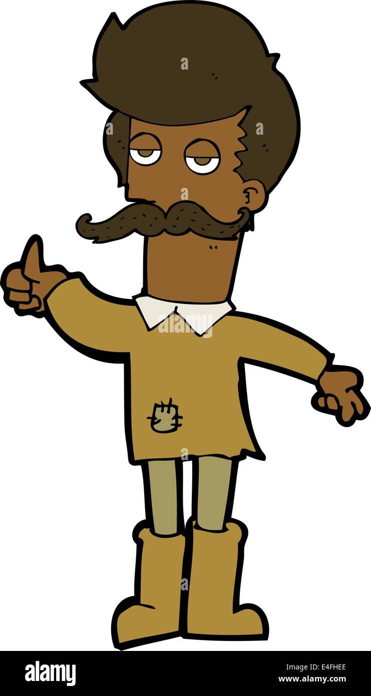 cartoon old man in poor clothes Stock Vector Image & Art - Alamy