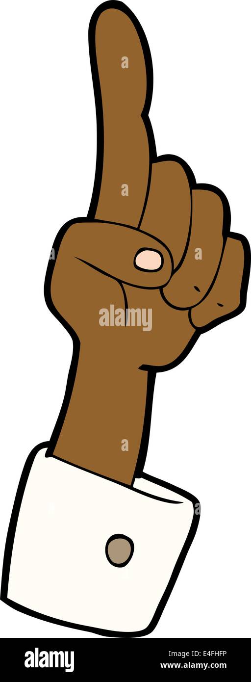 cartoon pointing hand Stock Vector Image & Art - Alamy