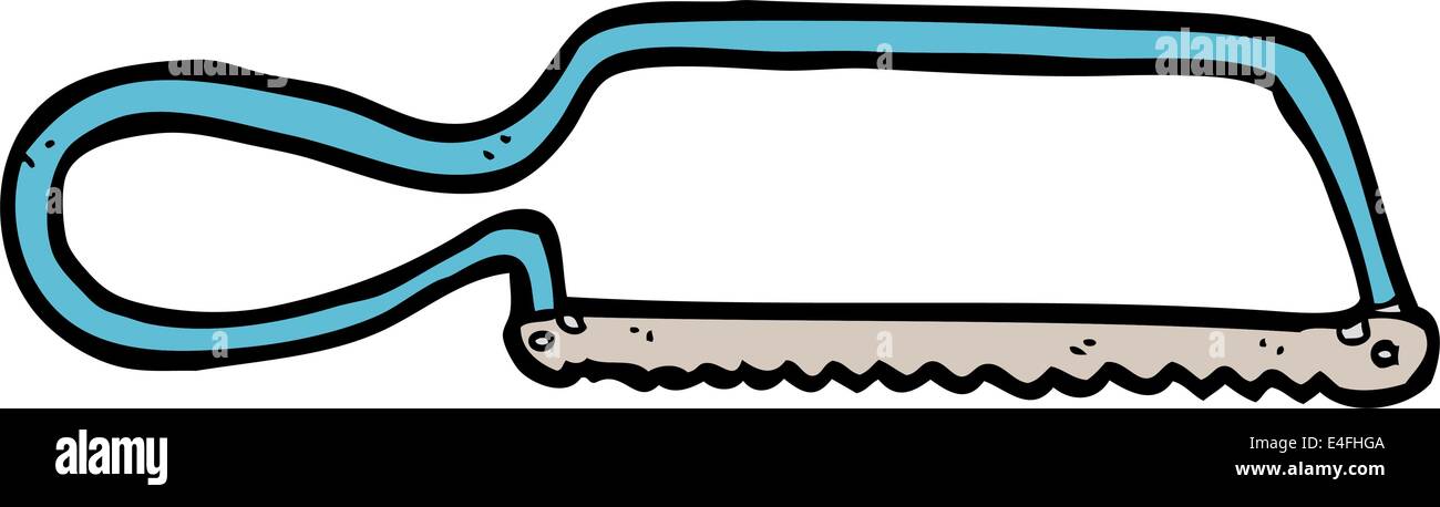 Cartoon hacksaw hi-res stock photography and images - Alamy