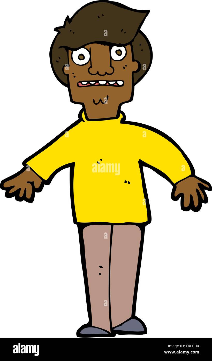 cartoon shocked man Stock Vector Image & Art - Alamy